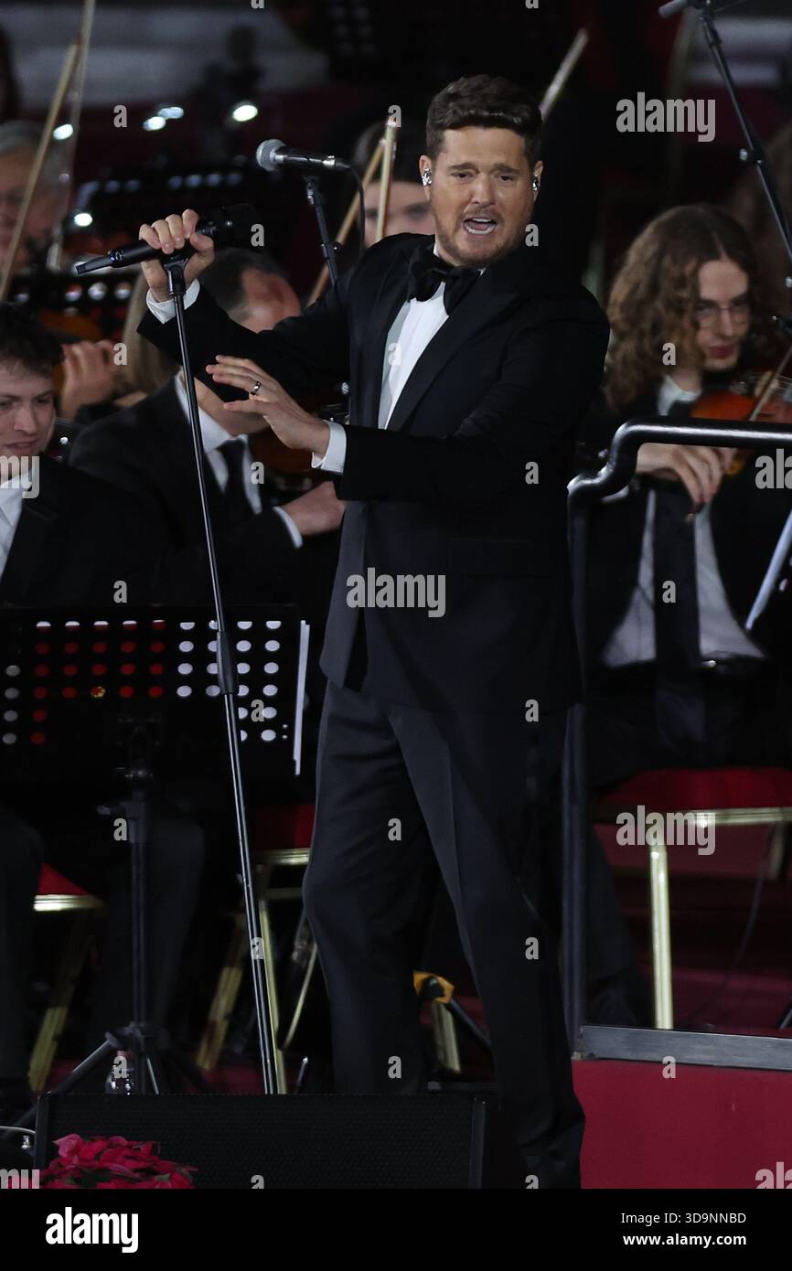 Vatican City, Italy - December 6, 2025: Michael Steven Buble performs ...