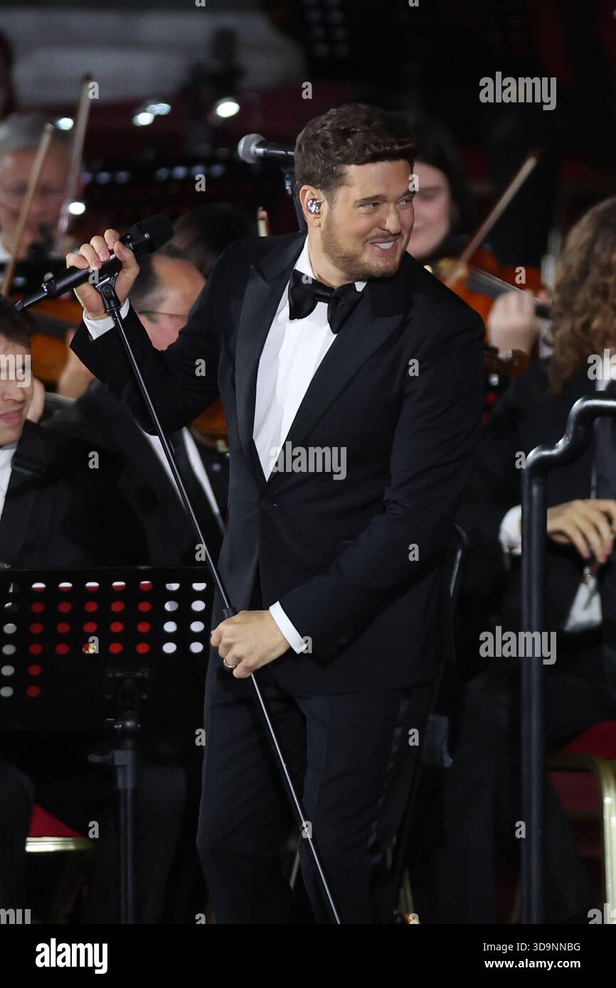 Vatican City, Italy - December 6, 2025: Michael Steven Buble performs ...