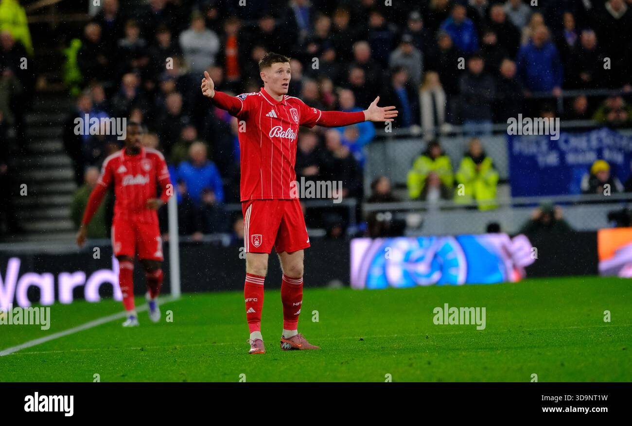 Elliot Anderson of Nottingham Forest seen during the Premier league ...