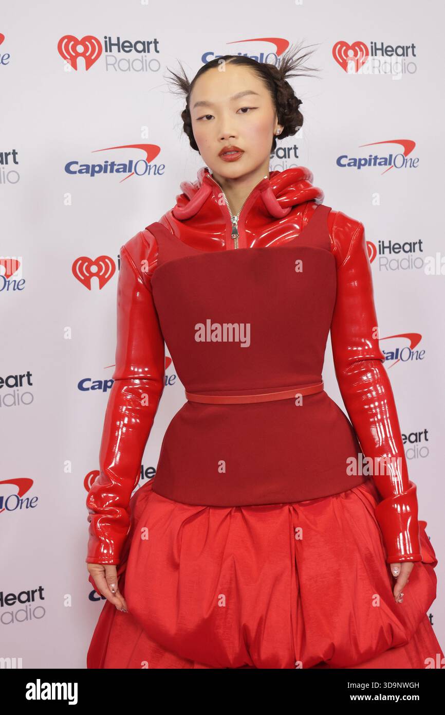 Audrey Nuna of HUNTR/X attends iHeartRadio 102.7 KIIS FM's Jingle Ball ...