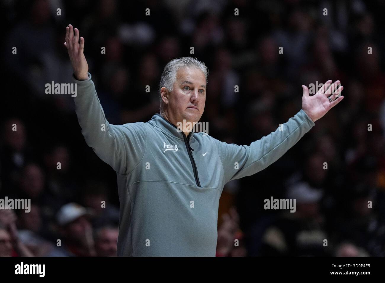 Purdue head coach Matt Painter gestures during the second half of an ...