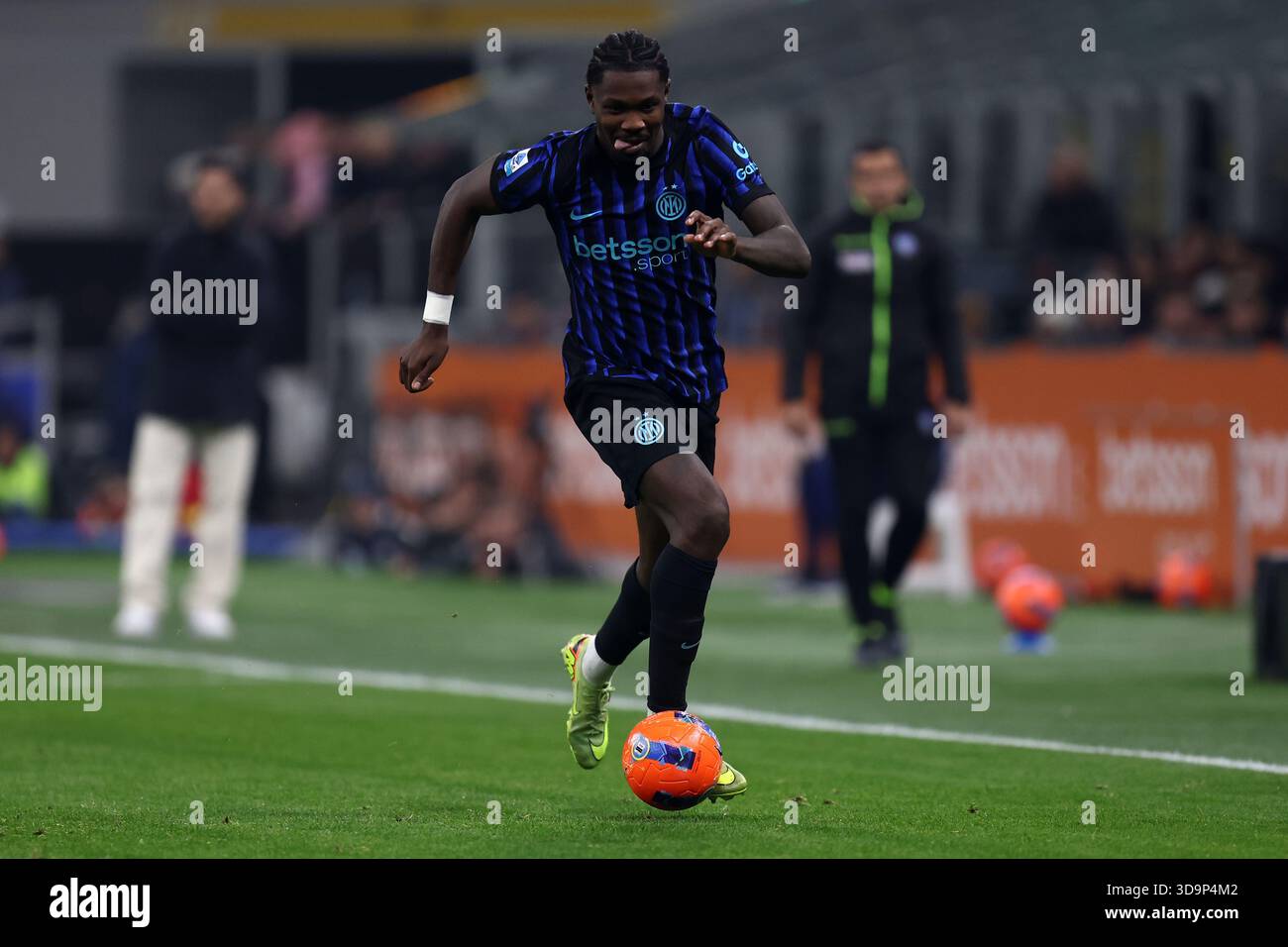 Marcus Thuram of Fc Internazionale in action during the Serie A match ...