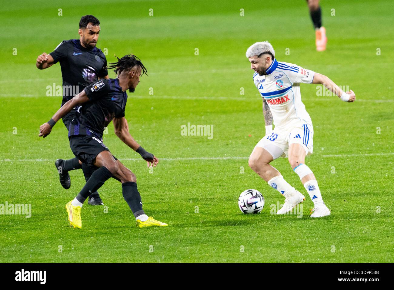 Julio Enciso Espinola of Strasbourg during the French championship ...