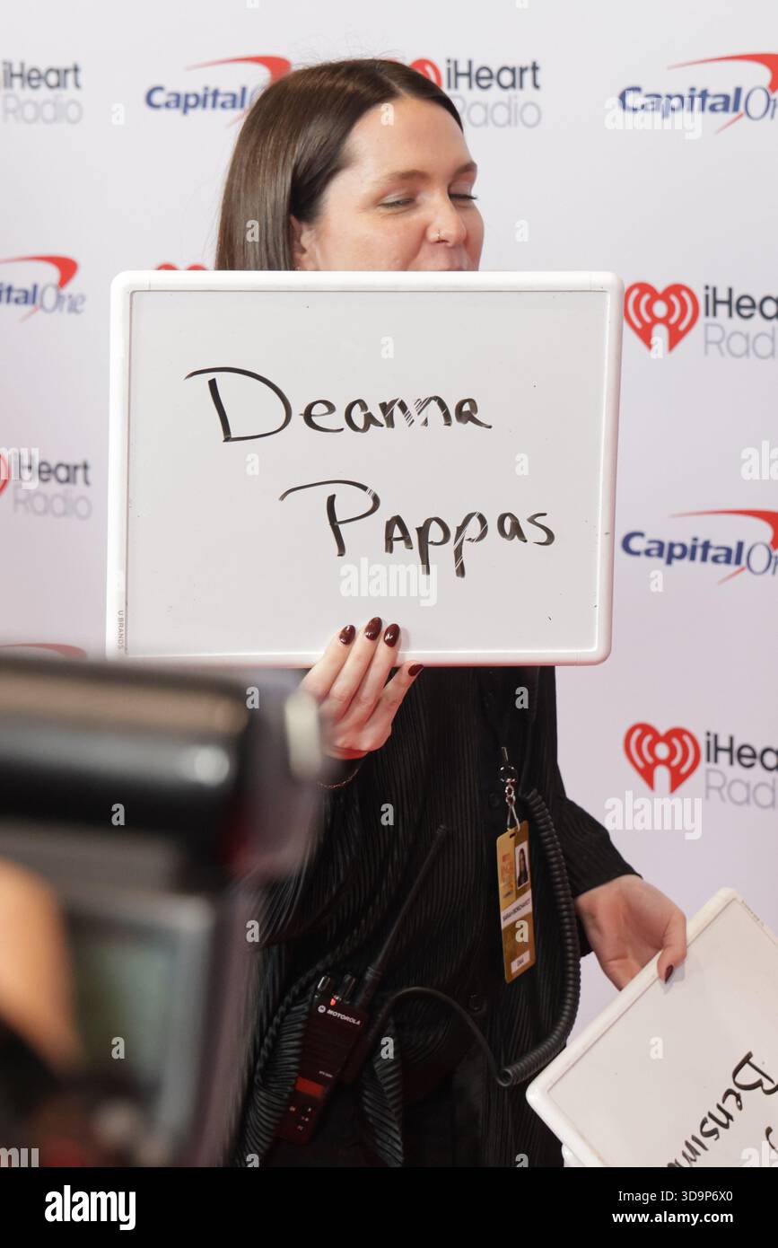 Deanna Pappas attends iHeartRadio 102.7 KIIS FM's Jingle Ball 2025 at ...