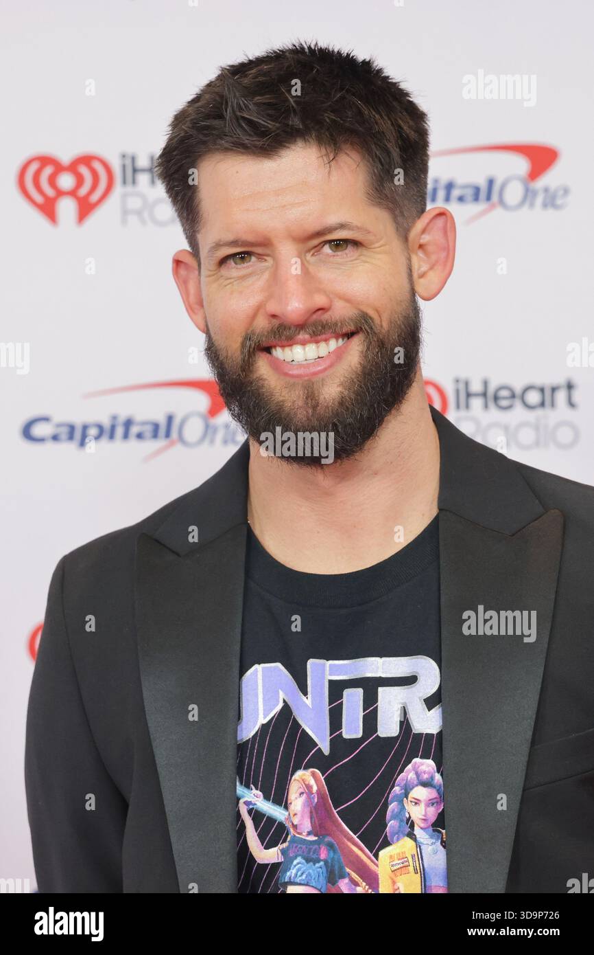 Hunter March attends iHeartRadio 102.7 KIIS FM's Jingle Ball 2025 at ...