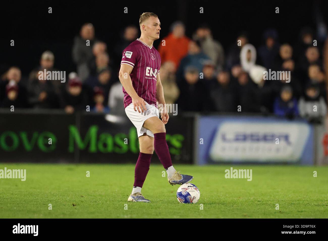 Chelmsford, Essex, UK. Dec 6, 2025. Ben Tompkins, of Chelmsford City ...