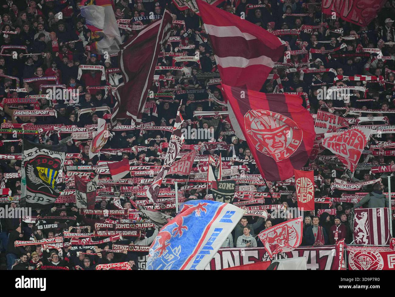 December 06 2025: RB Leipzig fans looks on during a 1.Bundesliga game ...