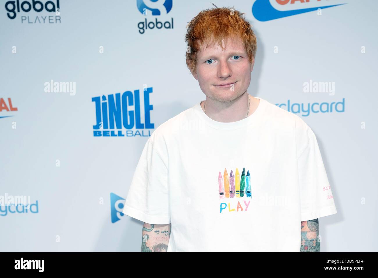Ed Sheeran during day one of Capital's Jingle Bell Ball with ...