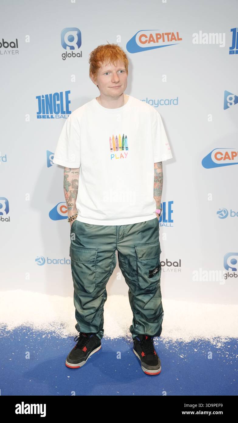 Ed Sheeran during day one of Capital's Jingle Bell Ball with ...