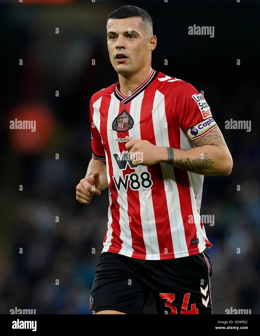 Manchester, England, 6th December 2025. Granit Xhaka of Sunderland ...