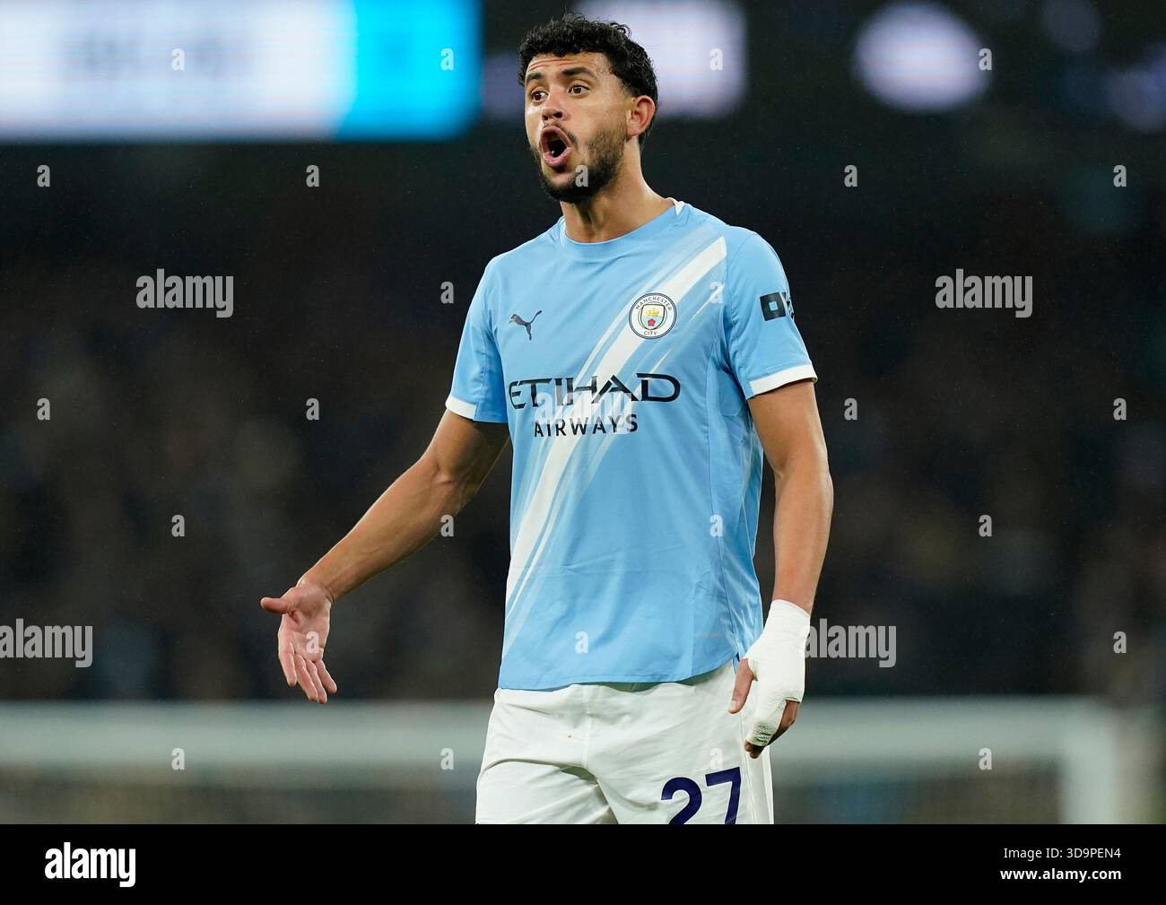 Manchester, England, 6th December 2025. Matheus Nunes of Manchester ...