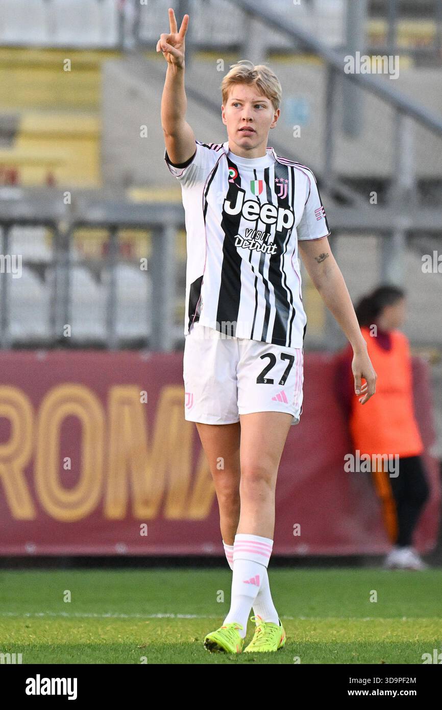 Tre Fontane Stadium, Rome, Italy - Paulina Kate Krumbiegel of Juventus ...
