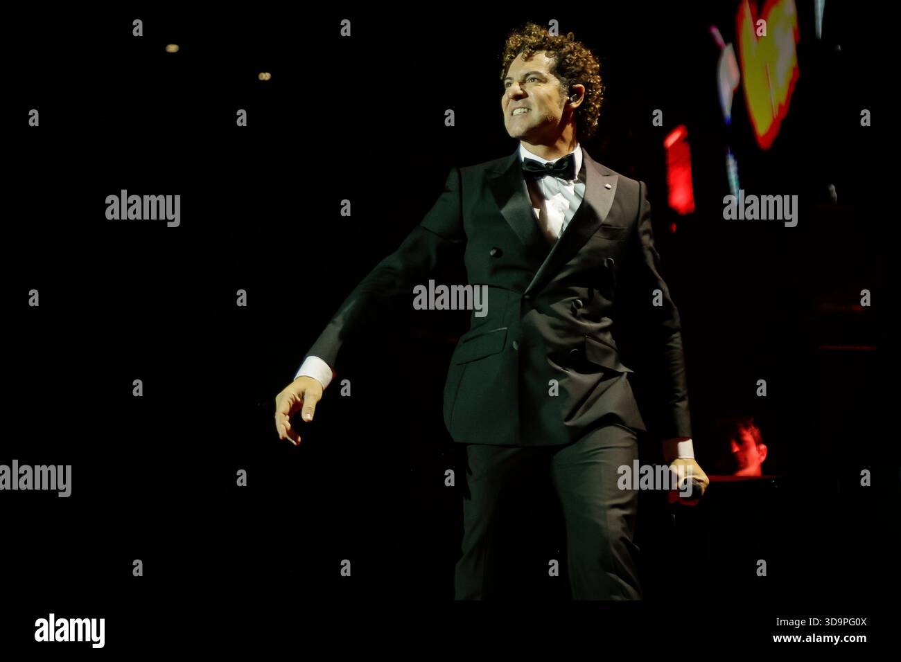 Singer David Bisbal performs his Christmas concert at the Roig Arena in ...