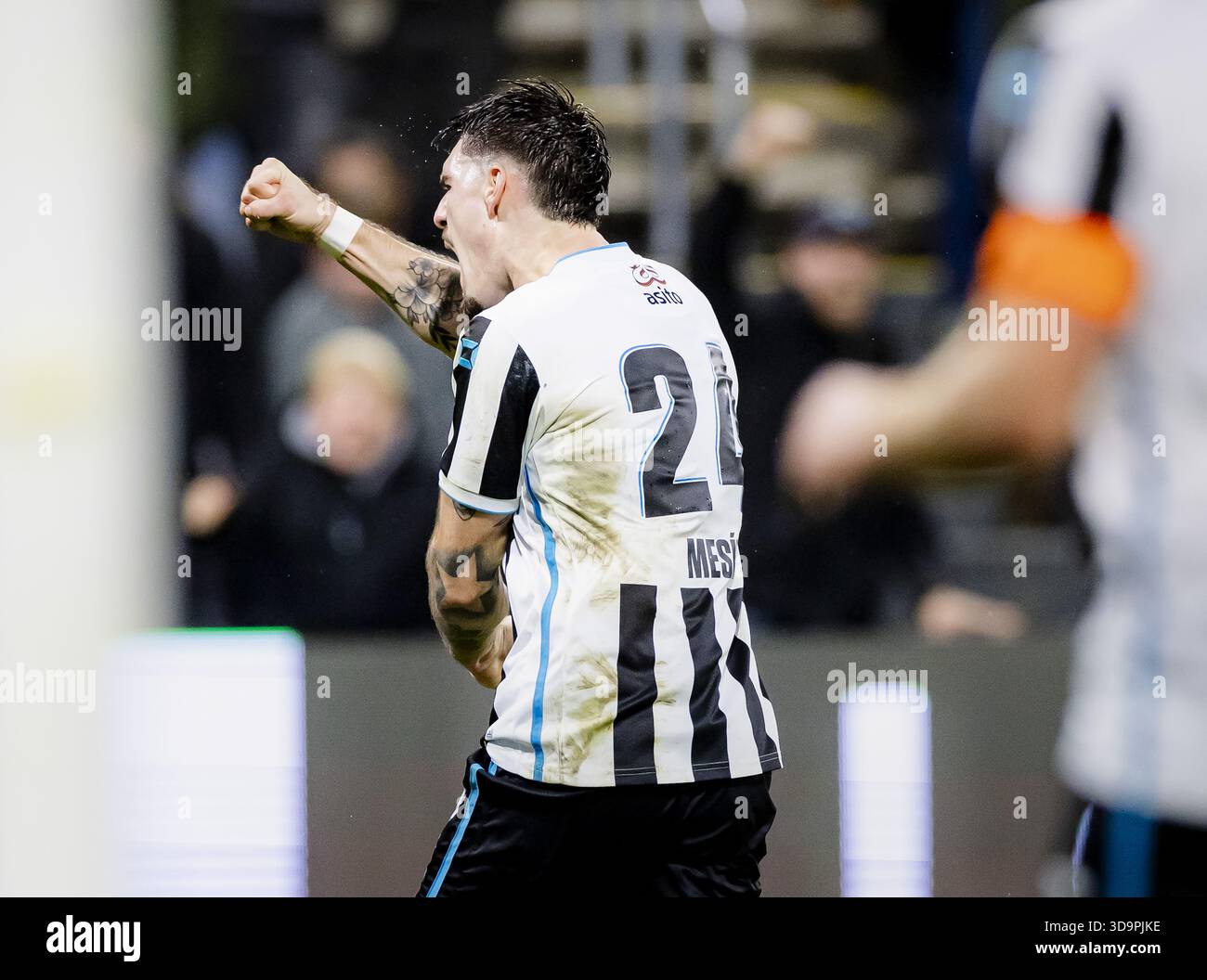 ALMELO - Ivan Mesik of Heracles Almelo celebrates the 1-1 draw during ...
