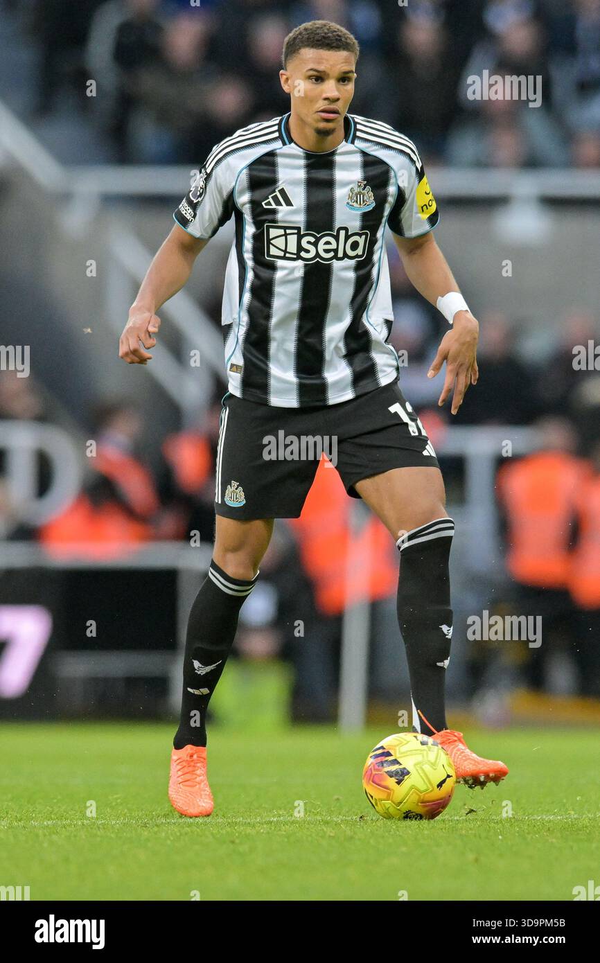 Malick Thiaw of Newcastle United during the Premier League match between Newcastle United and ...