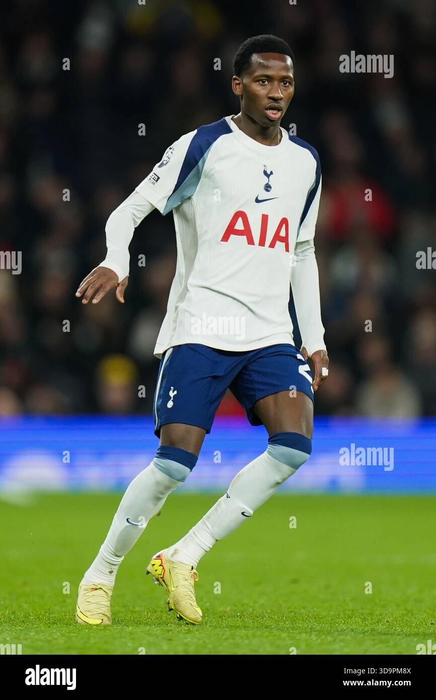 Pape Matar Sarr of Tottenham Hotspur during the Tottenham Hotspur v ...