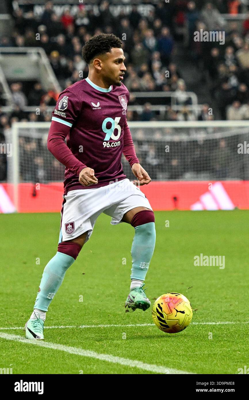 Marcus Edwards of Burnley FC during the Premier League match between ...