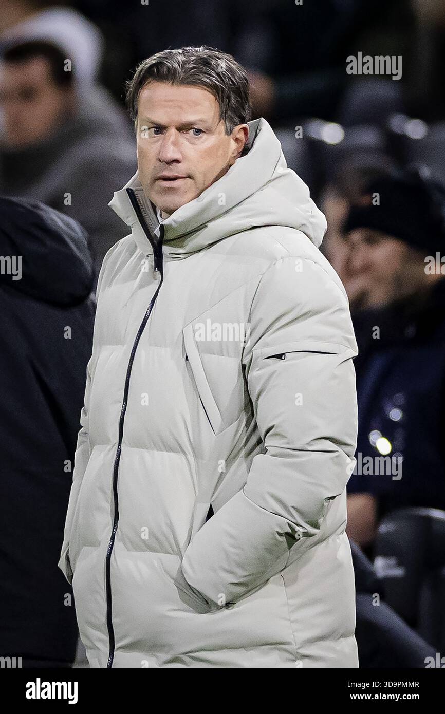 ALMELO - Heracles Almelo coach Ernest Faber during the Dutch Eredivisie ...