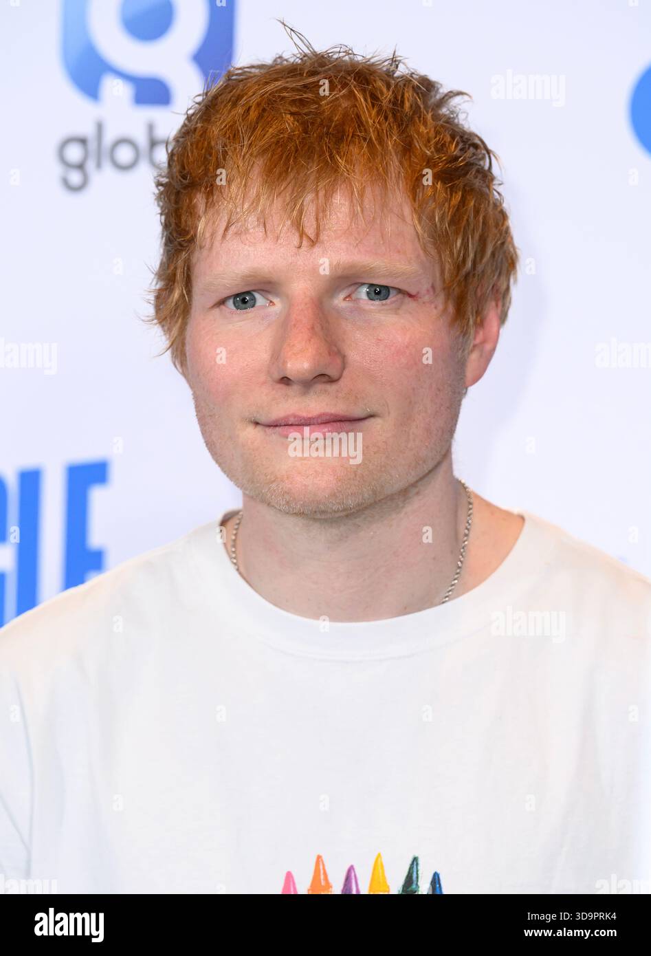London, UK. December 6th, 2025. Ed Sheeran backstage at Capital’s ...