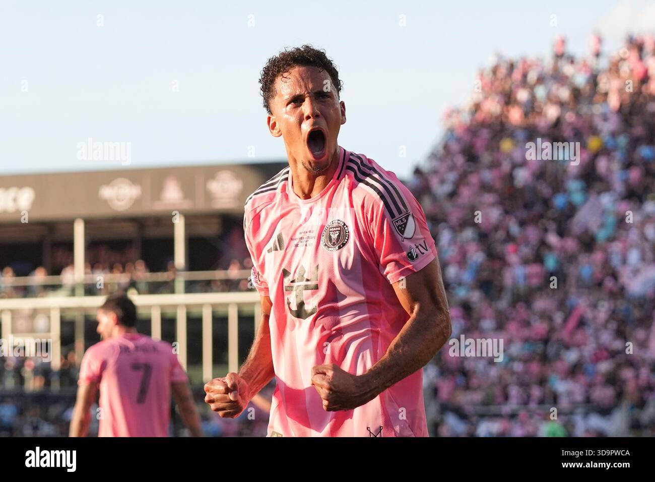 Inter Miami defender Ian Fray (17) gestures during the second half of ...