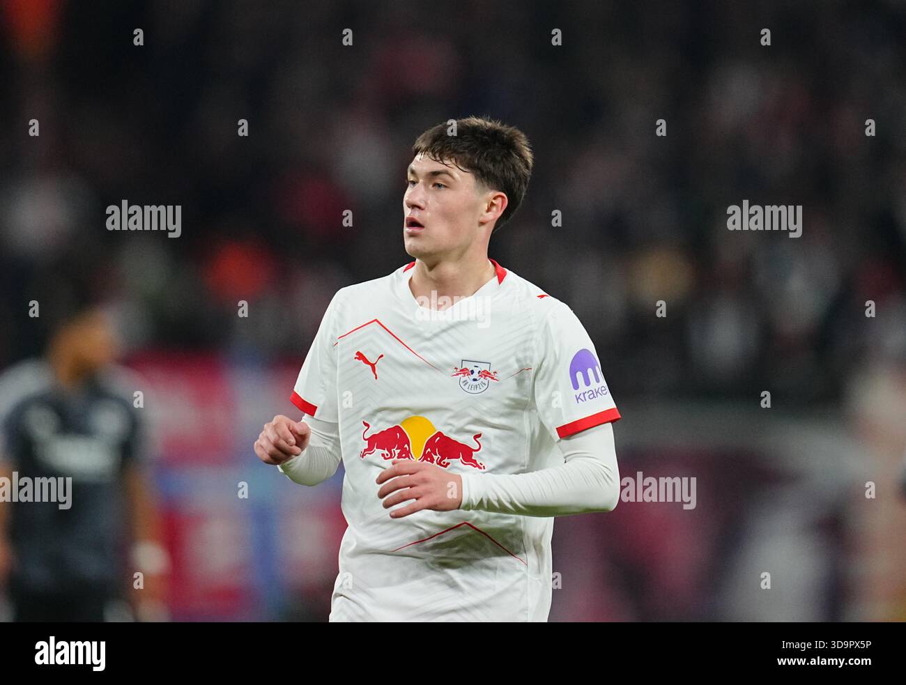December 06 2025: Andrija Maksimovic of RB Leipzig looks on during a 1 ...