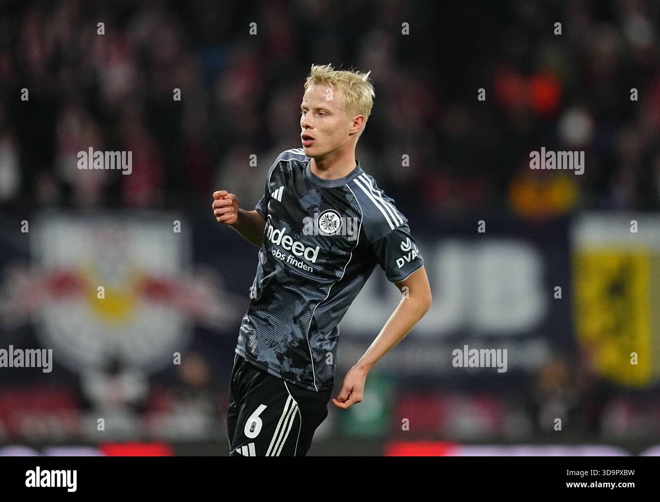 December 06 2025: Oscar Hoejlund of Eintracht Frankfurt looks on during ...
