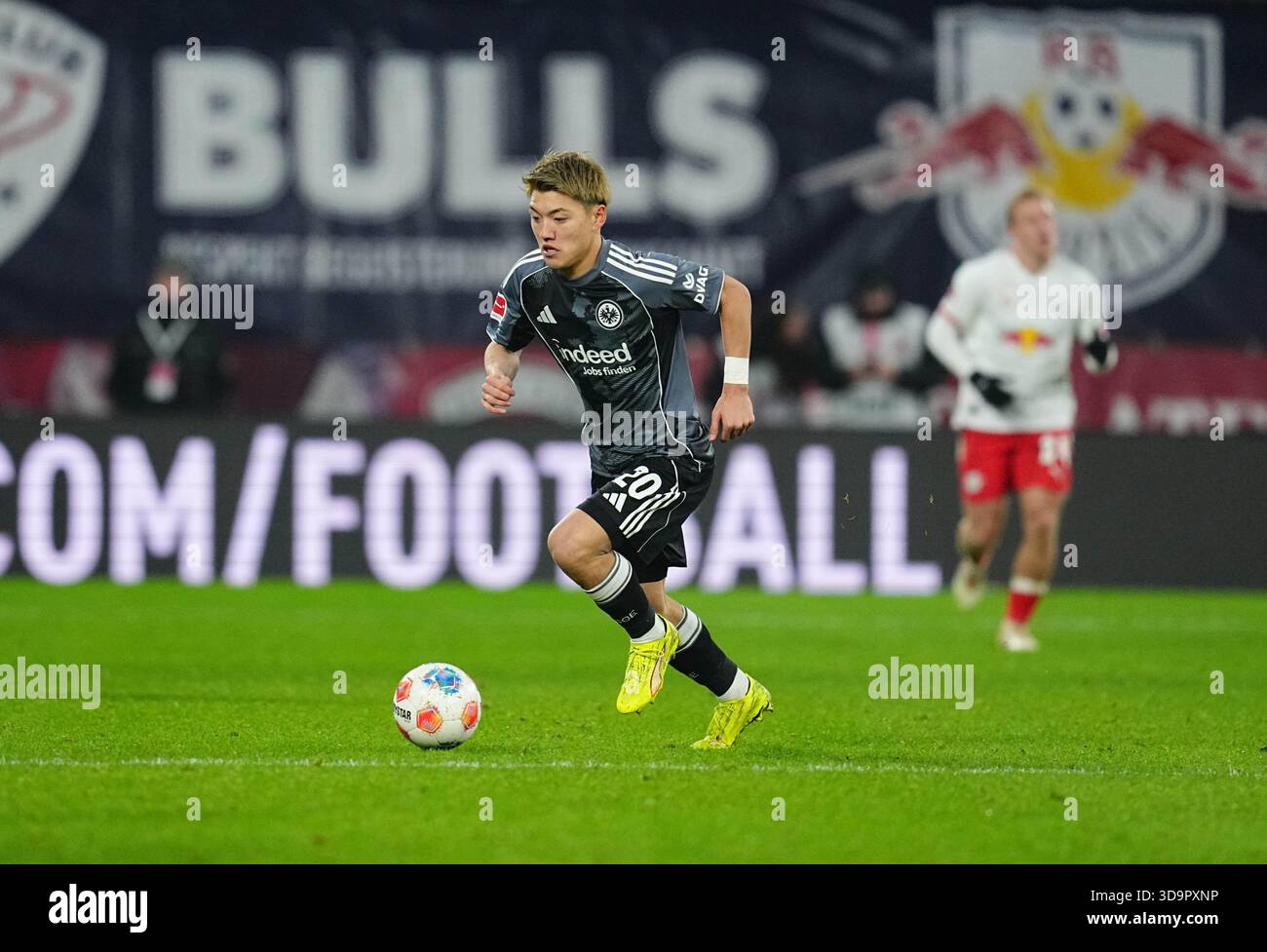 December 06 2025: Ritsu Doan of Eintracht Frankfurt controls the ball ...