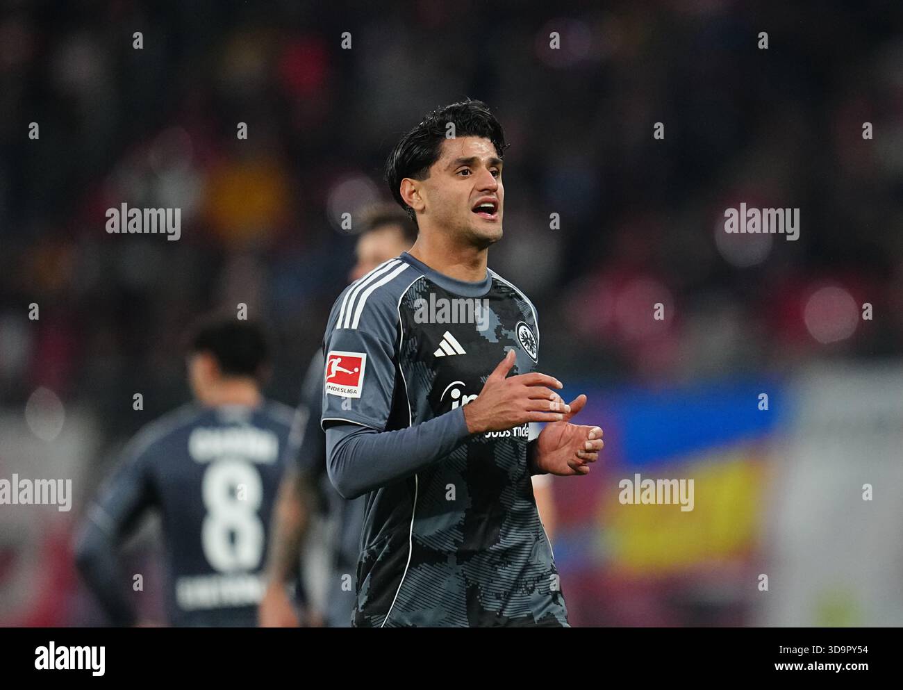December 06 2025: Mahmoud Dahoud of Eintracht Frankfurt looks on during ...