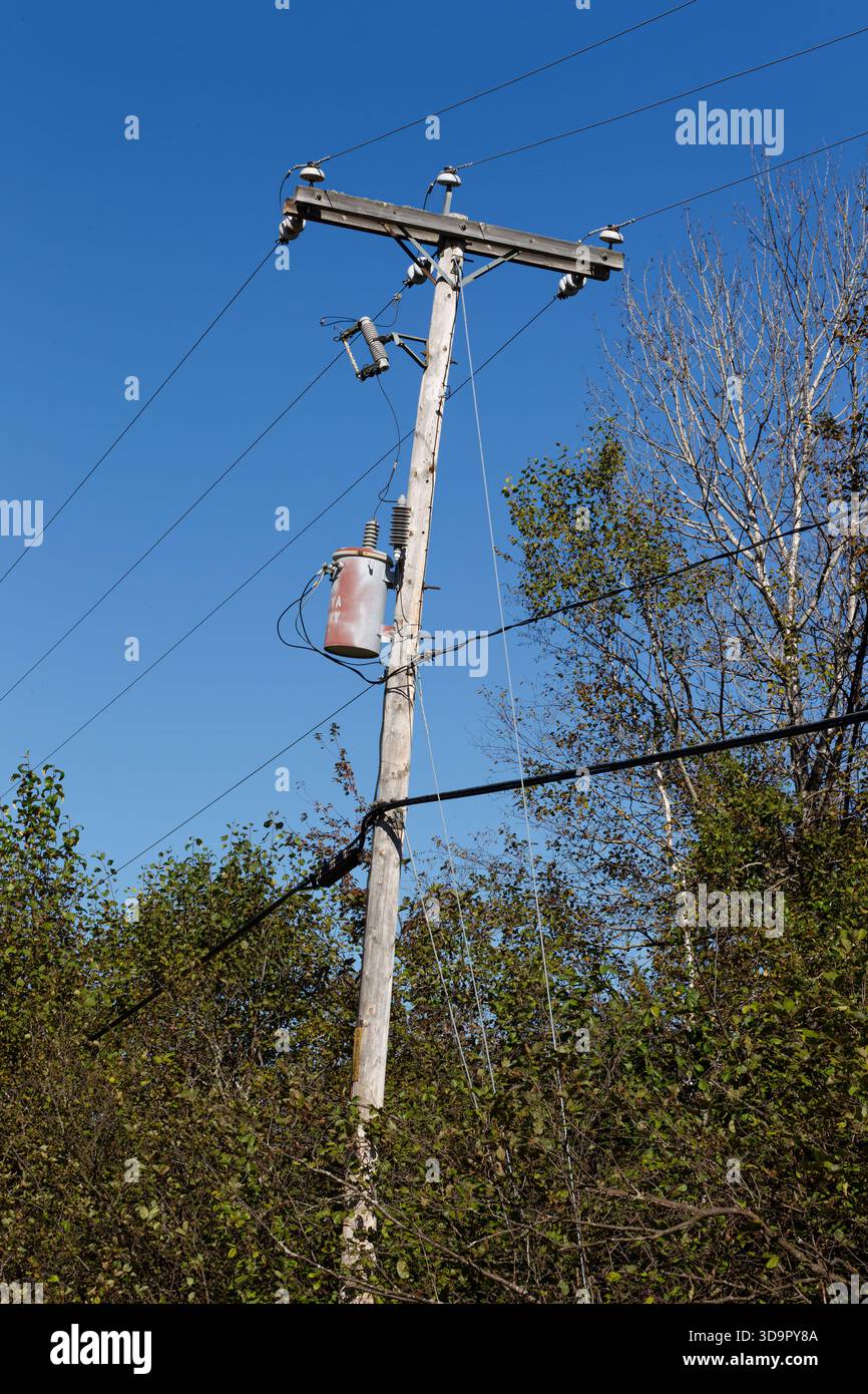 Utility Pole Weathered Transformer Hi Res Stock Photography And Images