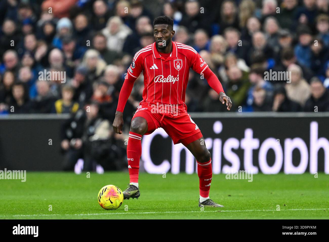 Liverpool, England, 6th December 2025. Ibrahim Sangare of Nottingham ...