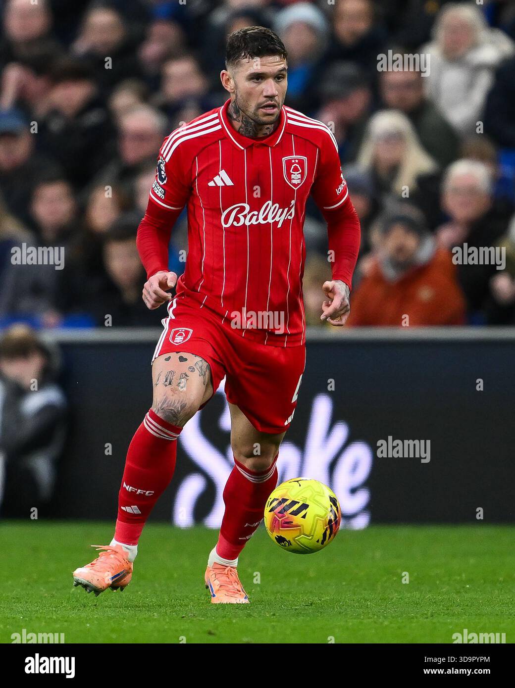 Liverpool, England, 6th December 2025. Morato of Nottingham Forest in ...