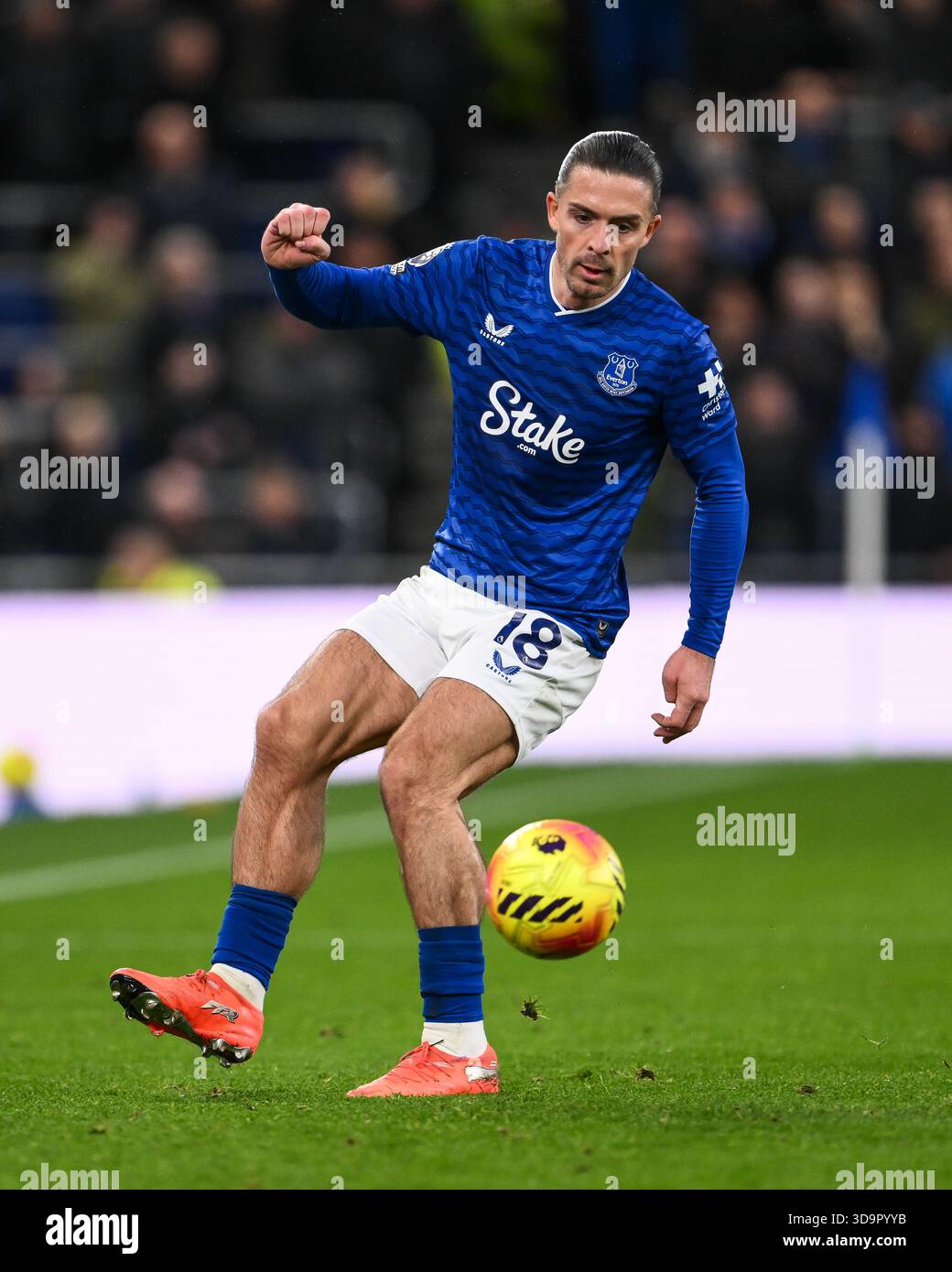 Liverpool, England, 6th December 2025. Jack Grealish of Everton in ...