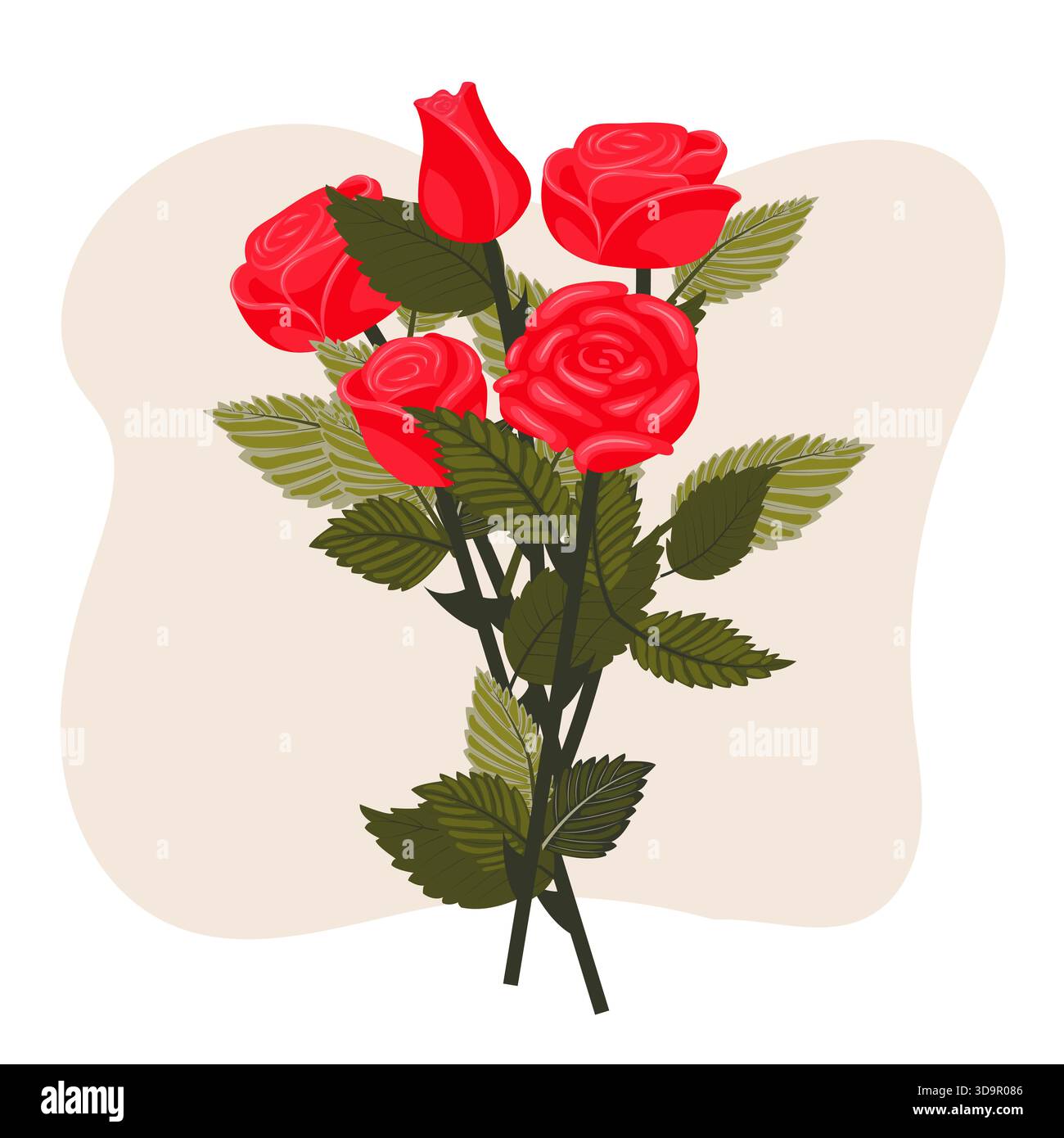 Open flower bud Stock Vector Images - Alamy