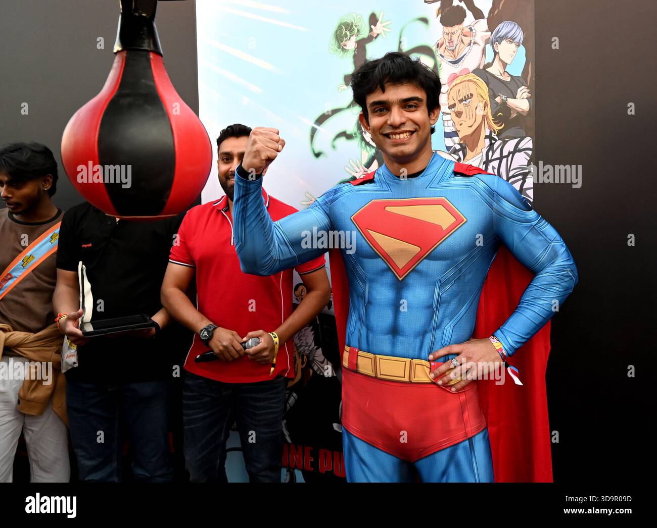 NEW DELHI, INDIA - DECEMBER 5: Cosplayers dressed as popular comic and ...