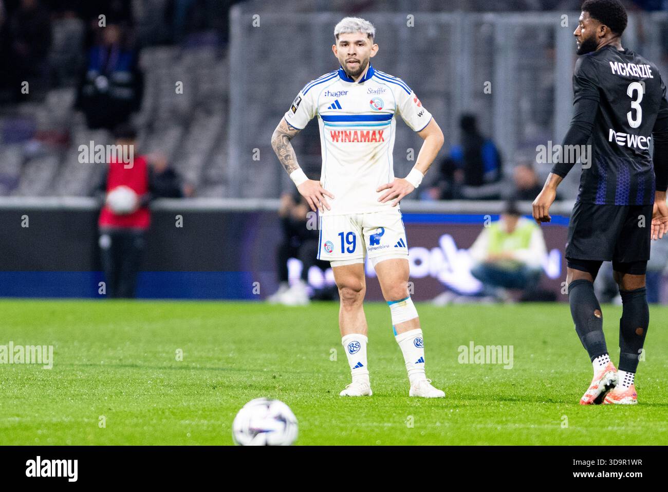 Julio Enciso Espinola of Strasbourg during the French championship ...