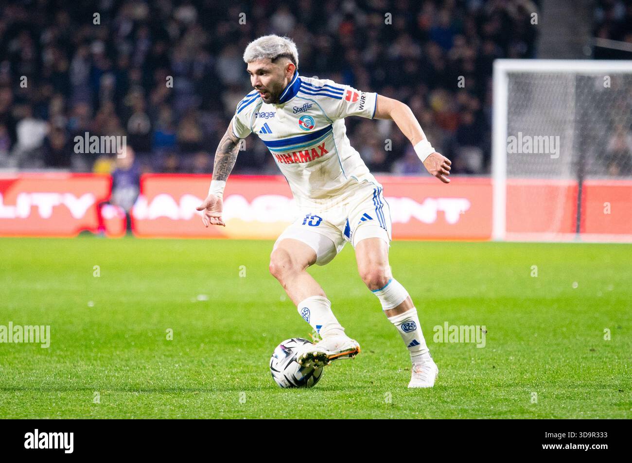 Julio Enciso Espinola of Strasbourg during the French championship ...