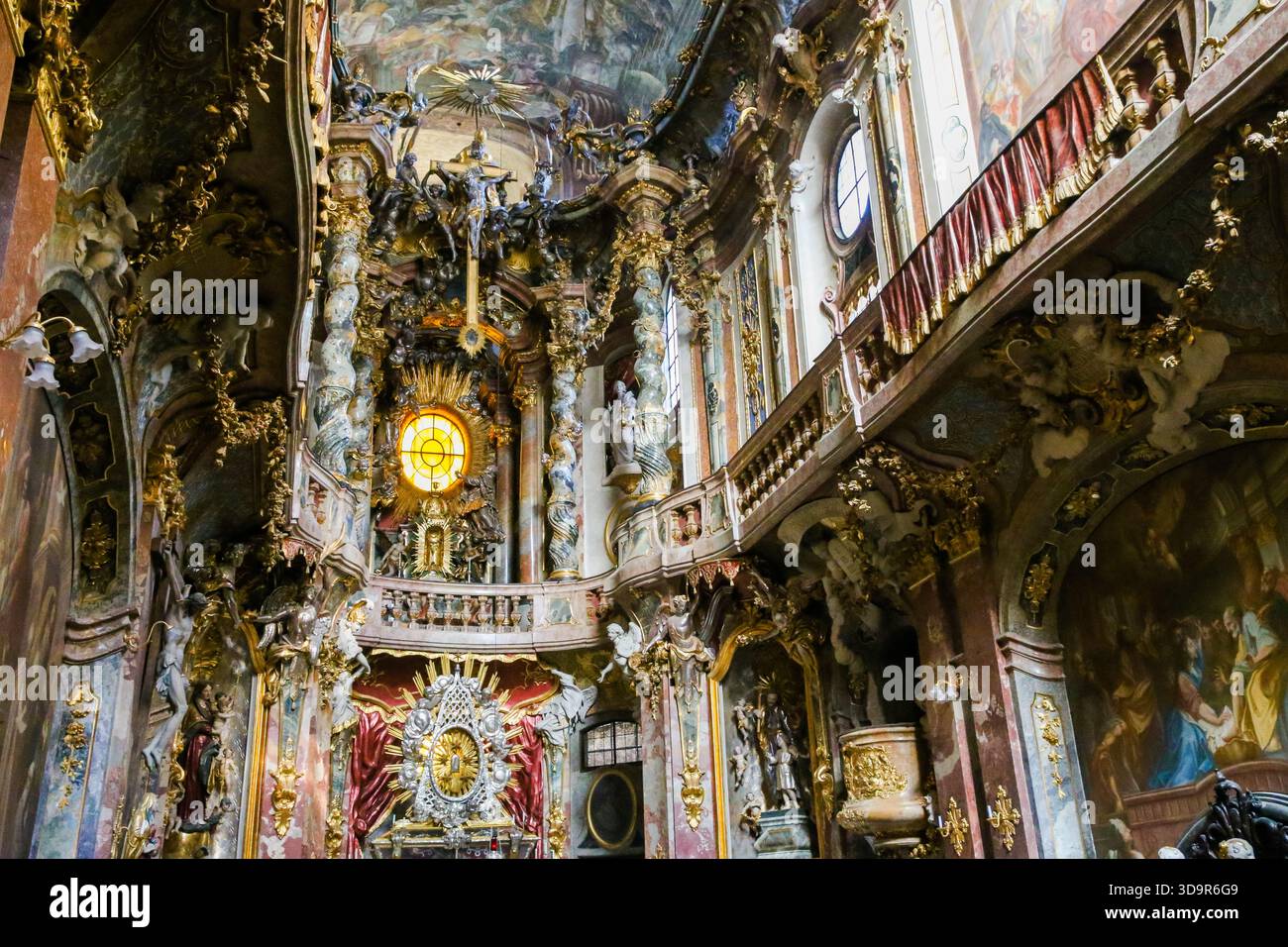 Lavish Rococo interior of Asamkirche, the Asam brothers’ Baroque ...