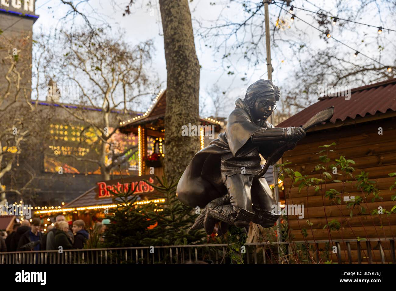 London, UK, 6 December 2025, A bronze statue of a fictional character ...