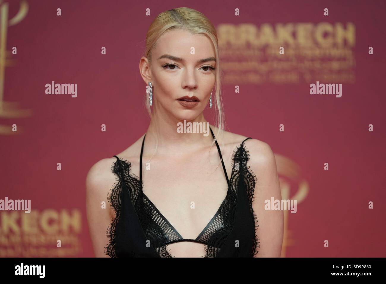 Anya Taylor-Joy poses for a photo on the red carpet during the closing ...