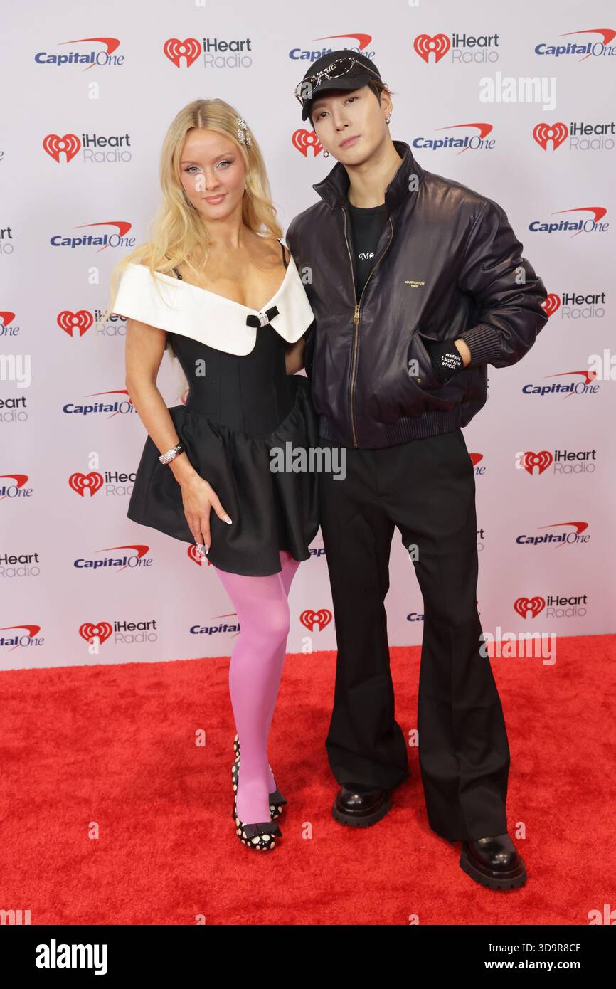 Zara Larsson and Jackson Wang attend iHeartRadio 102.7 KIIS FM's Jingle ...