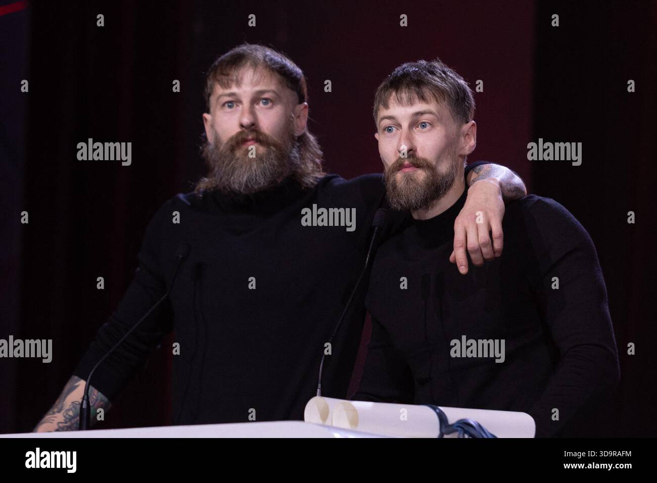 Elliott Tittensor, Luke Tittensor attends the closing ceremony during ...