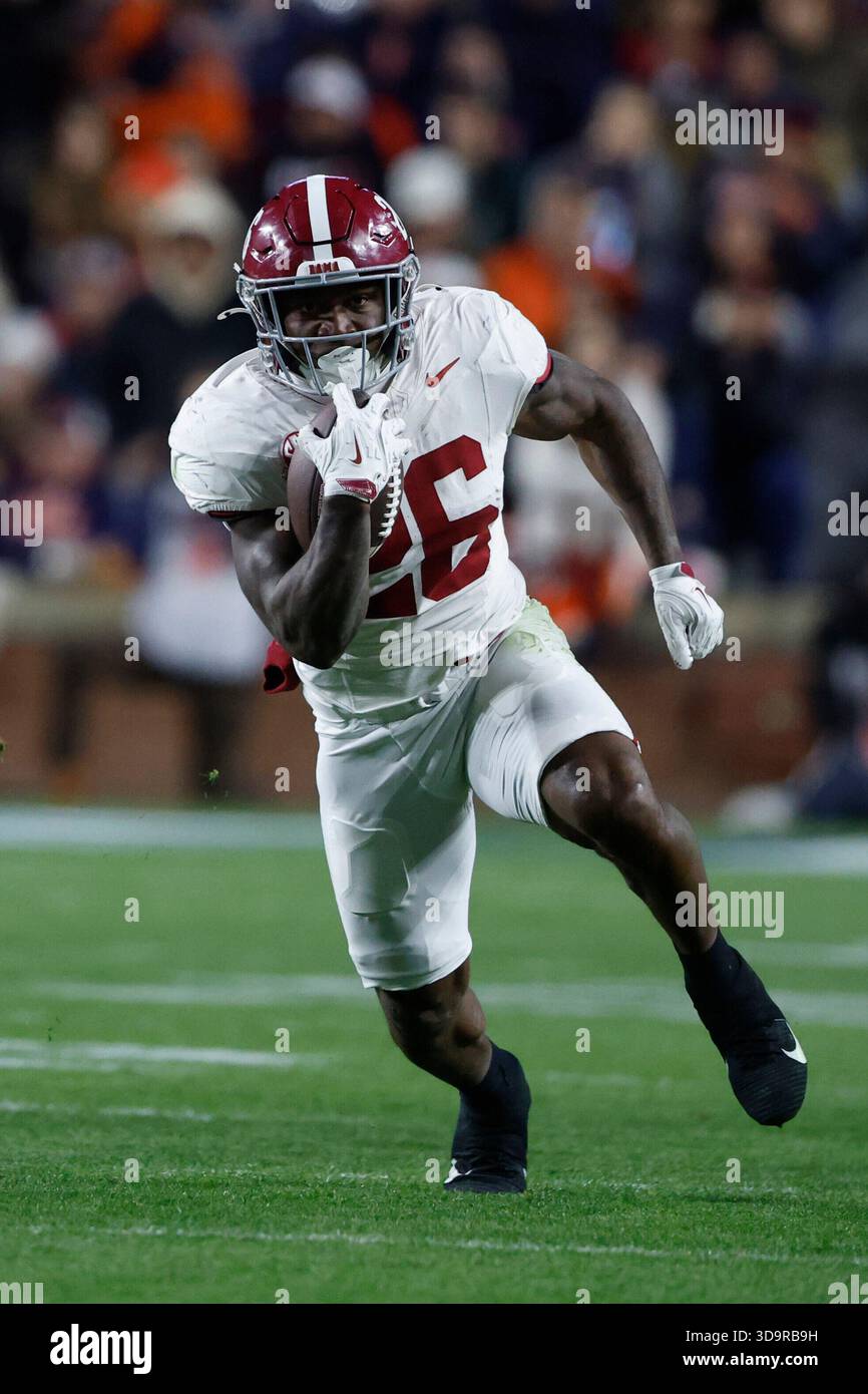 Alabama running back Jam Miller carries the ball during the first half ...