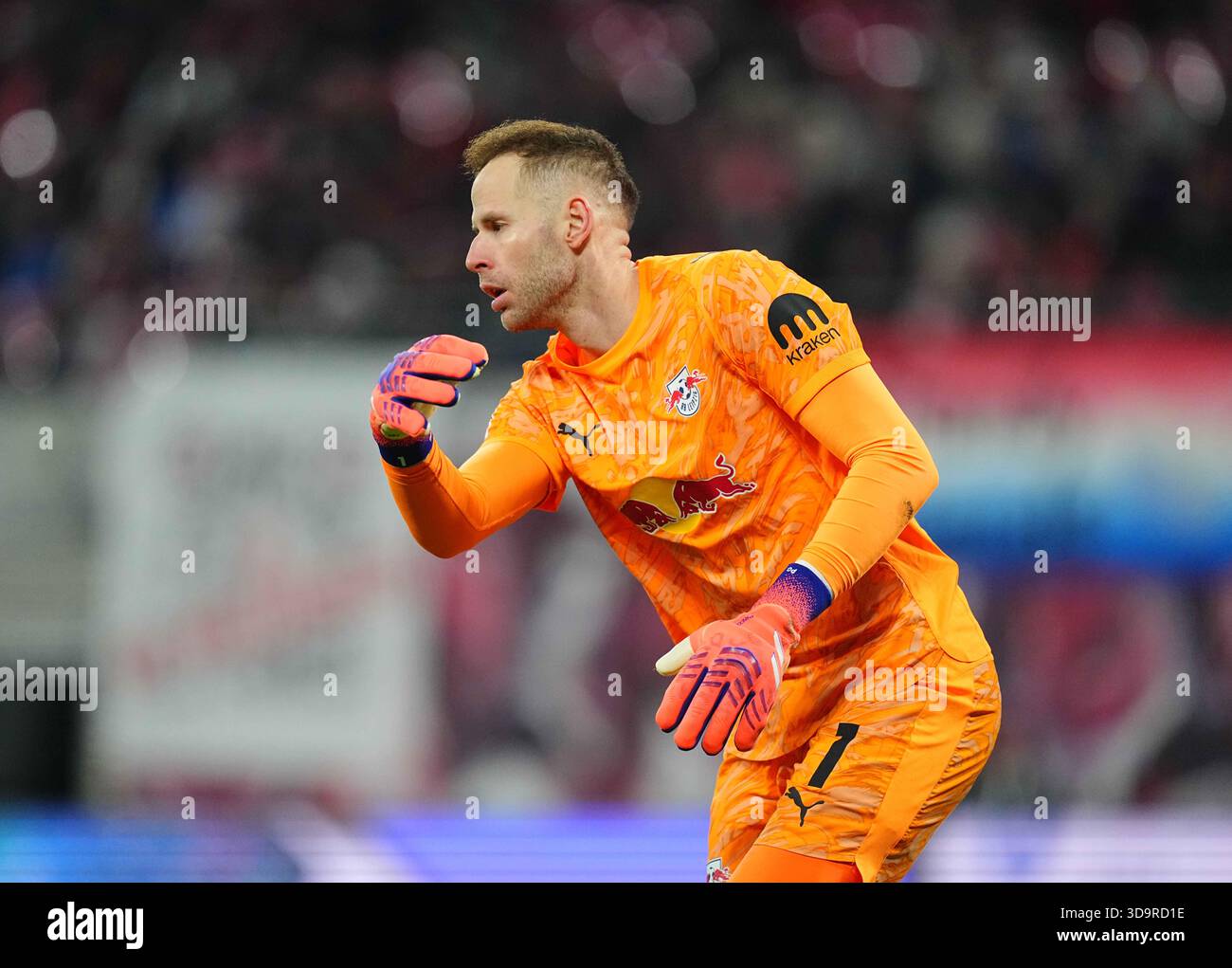 December 06 2025: Peter Gulacsi of RB Leipzig looks on during a 1 ...