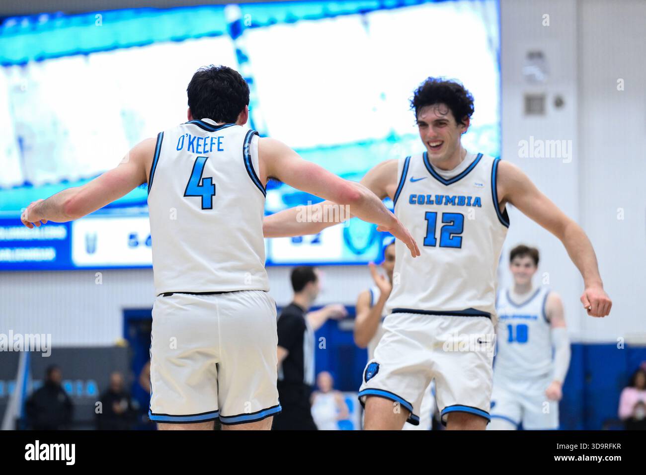 NEW YORK, NY - DECEMBER 06: Columbia Lions guard Gerard O'Keefe (4) and ...