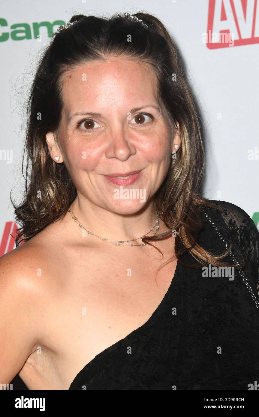 Adult Film Actress Suzanne Ferrari attends the 2026 AVN Nominations ...