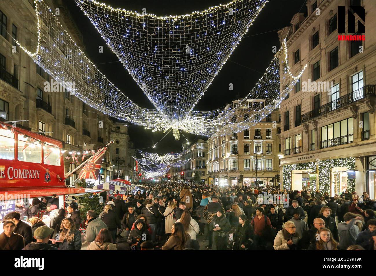 Pedestrians jam a car-free Regent Street. Regent Street was closed to ...