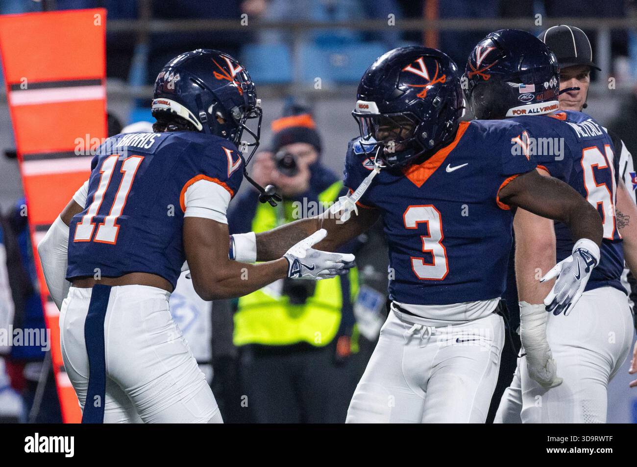 December 6, 2025: Virginia Cavaliers running back J'Mari Taylor (3 ...