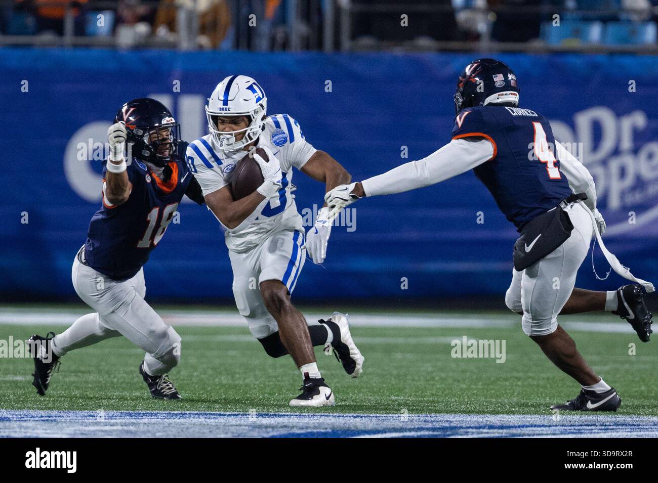 December 6, 2025: Duke Blue Devils running back Nate Sheppard (20) runs ...