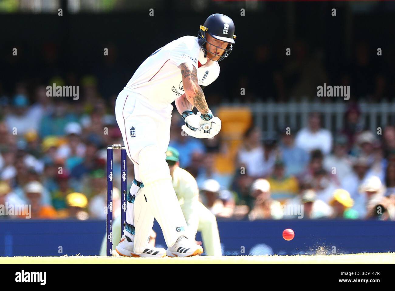 Brisbane, Australia. 07th Dec, 2025. Ben Stokes of England bats during ...