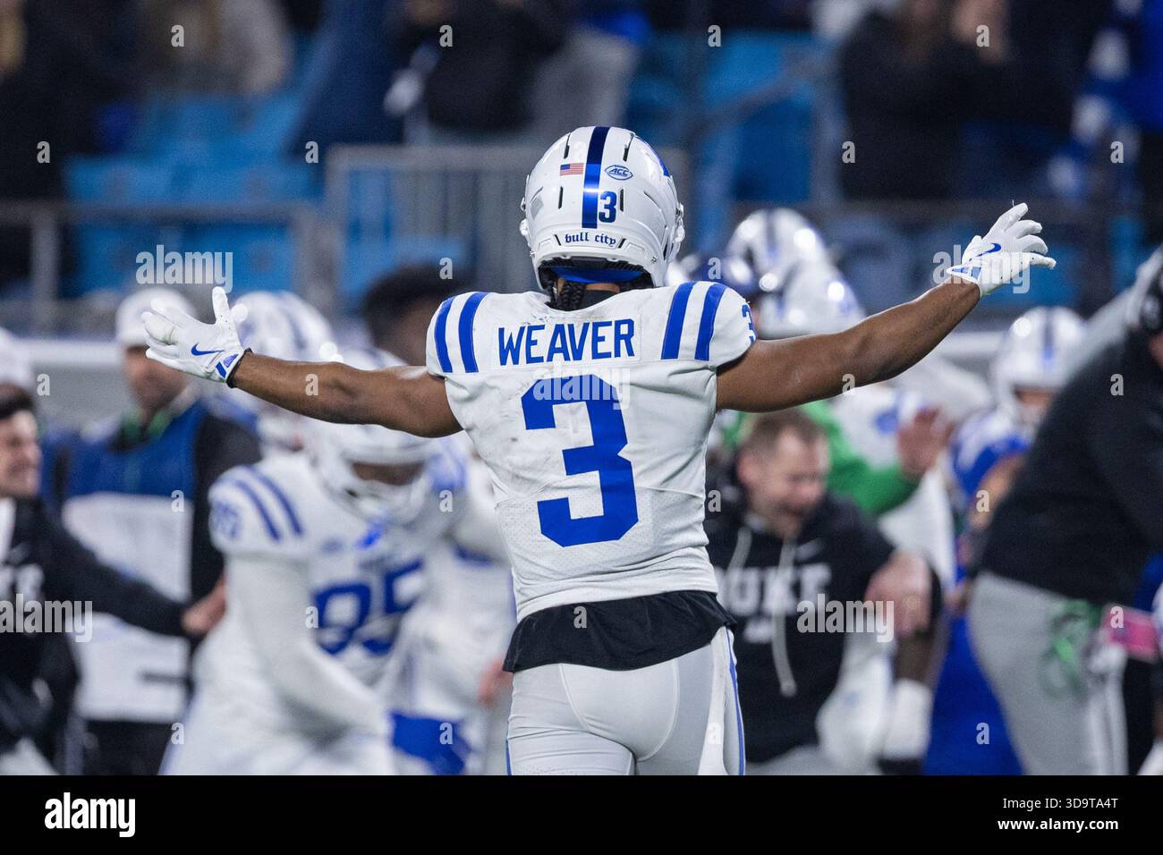 December 6, 2025: Duke Blue Devils defensive back Caleb Weaver (3 ...
